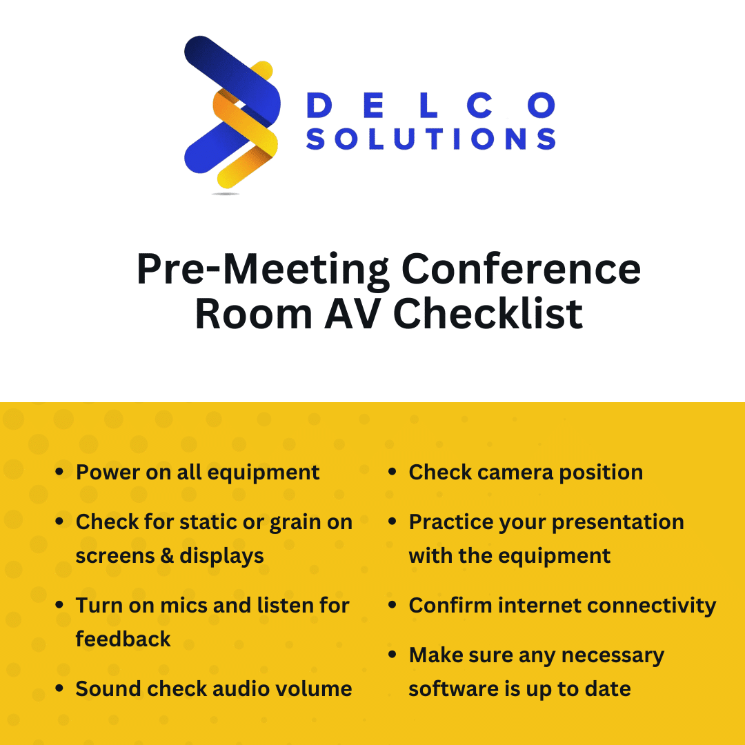 Conference Room AV Tech Checklist For Modern Boardrooms